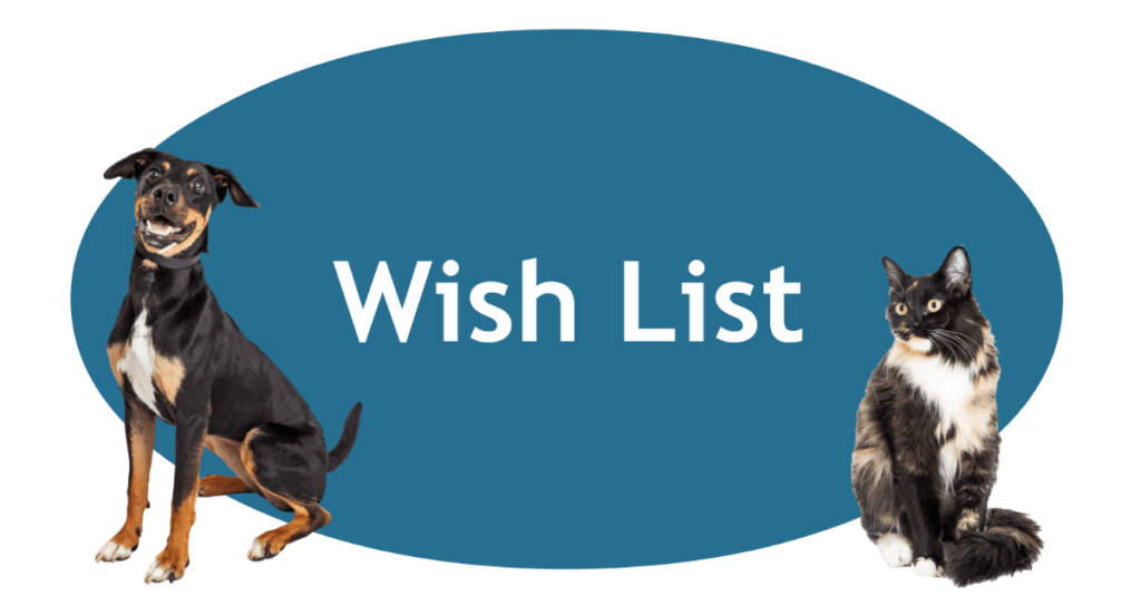 Wish lists + more – Humane Society of the Ochocos
